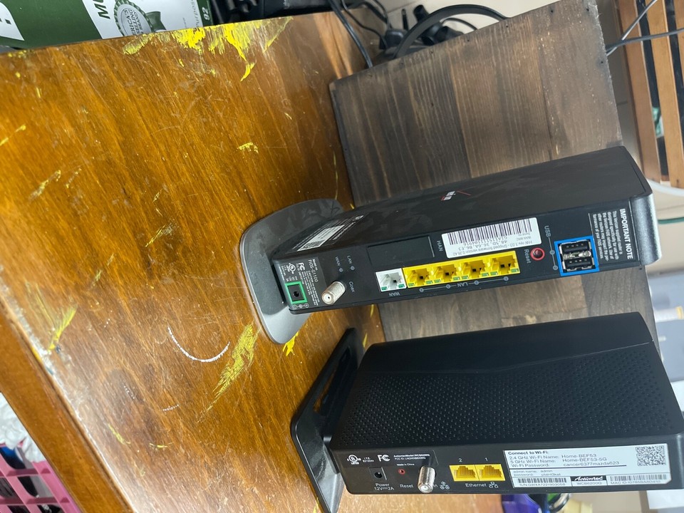 Verizon Fios G1100 Dual Band Quantum Gateway AC1750 Wireless Modem WiFi ...