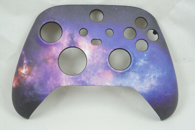 Purple Galaxy Soft Touch Front Shell Xbox One Series Controller Model ...