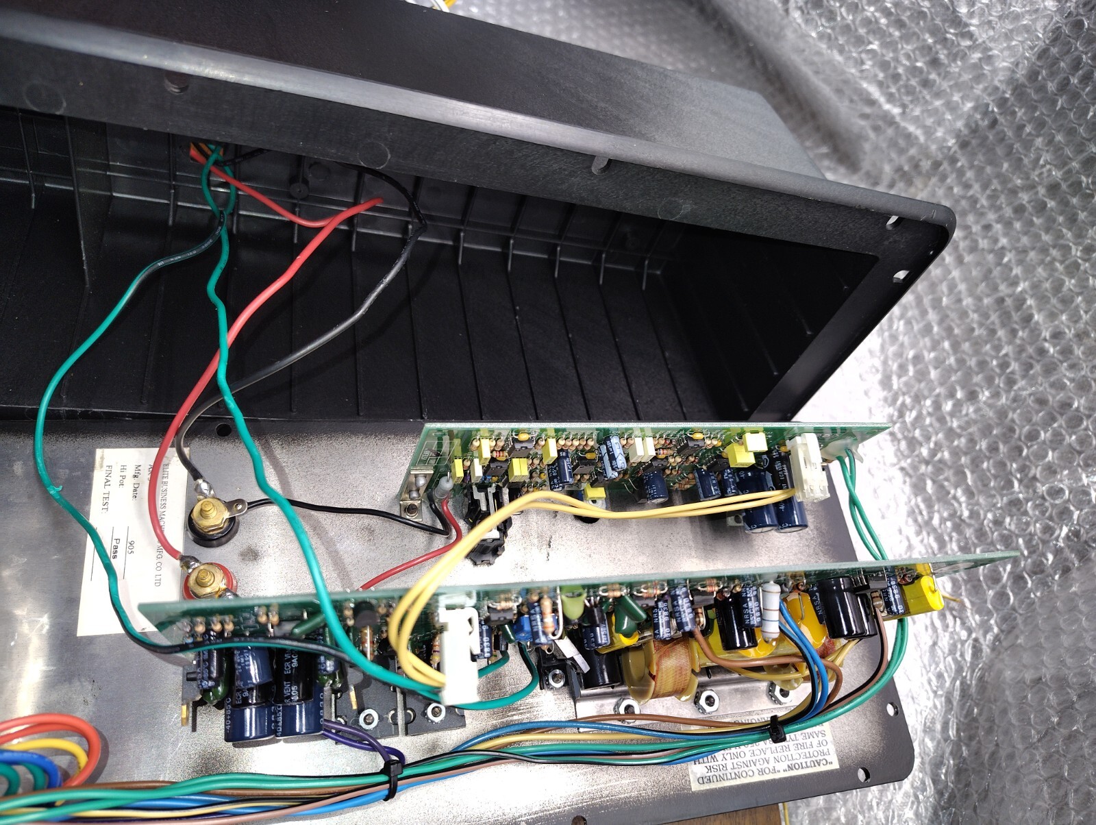 ACOUSTIC RESEARCH AR3 SPEAKER WOOFER AMPLIFIER AND CROSSOVER (lot #2 ...