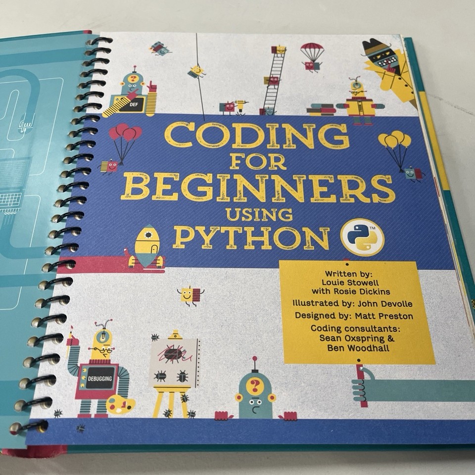 Coding for Beginners Using Python IR by Louie Stowell (2017, Hardcover) 9780794539504| eBay
