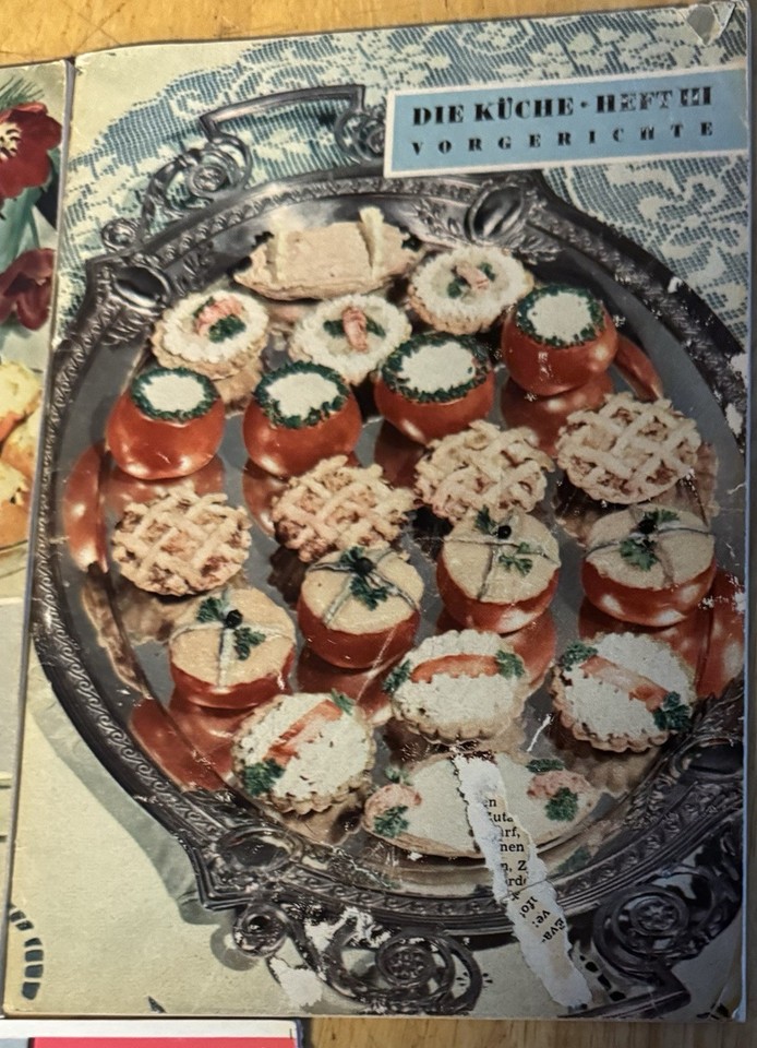Vintage 1950’s German Cookbook Die Kuche Heft Lot of 5 Paperback | eBay