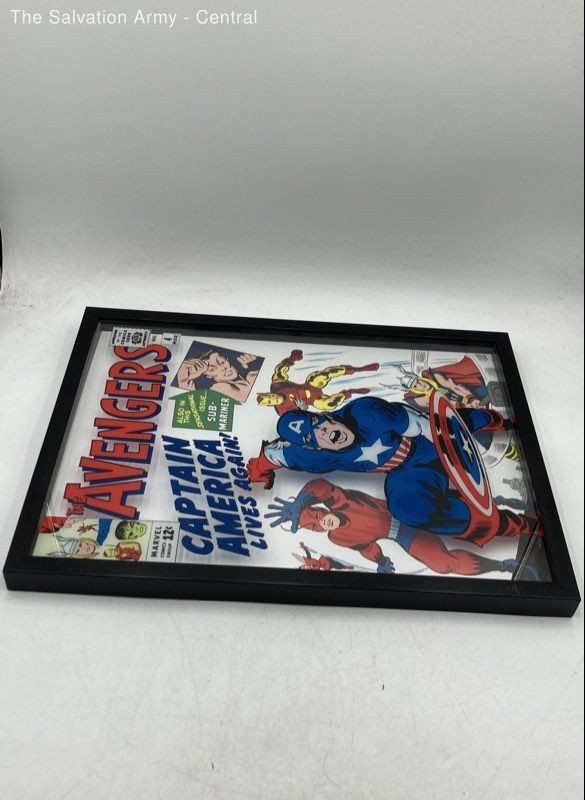 Marvel Multicolor Rectangle Shape Decorative Wall The Avengers Art ...