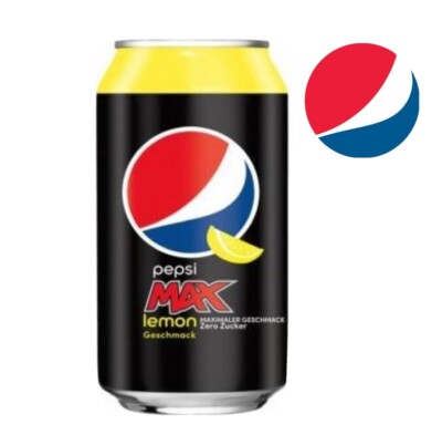 PEPSI MAX LEMON - 330 ML - PEPSI TWIST ZERO SUGAR - EXOTIC POP - VERY ...