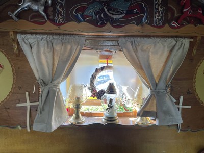 WAGON CURTAINS FOR BOW TOP GYPSY CARAVAN - OTHER SETS GLAMPING APPLEBY ...