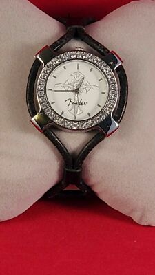 Fender Guitar Watch - Women - Black Leather Strap - Box - Low Price ...