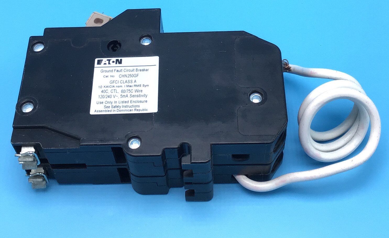 New Circuit Breaker Eaton CH250GF CH250GFT CHN250GF 50 Amp 2 Pole Self ...