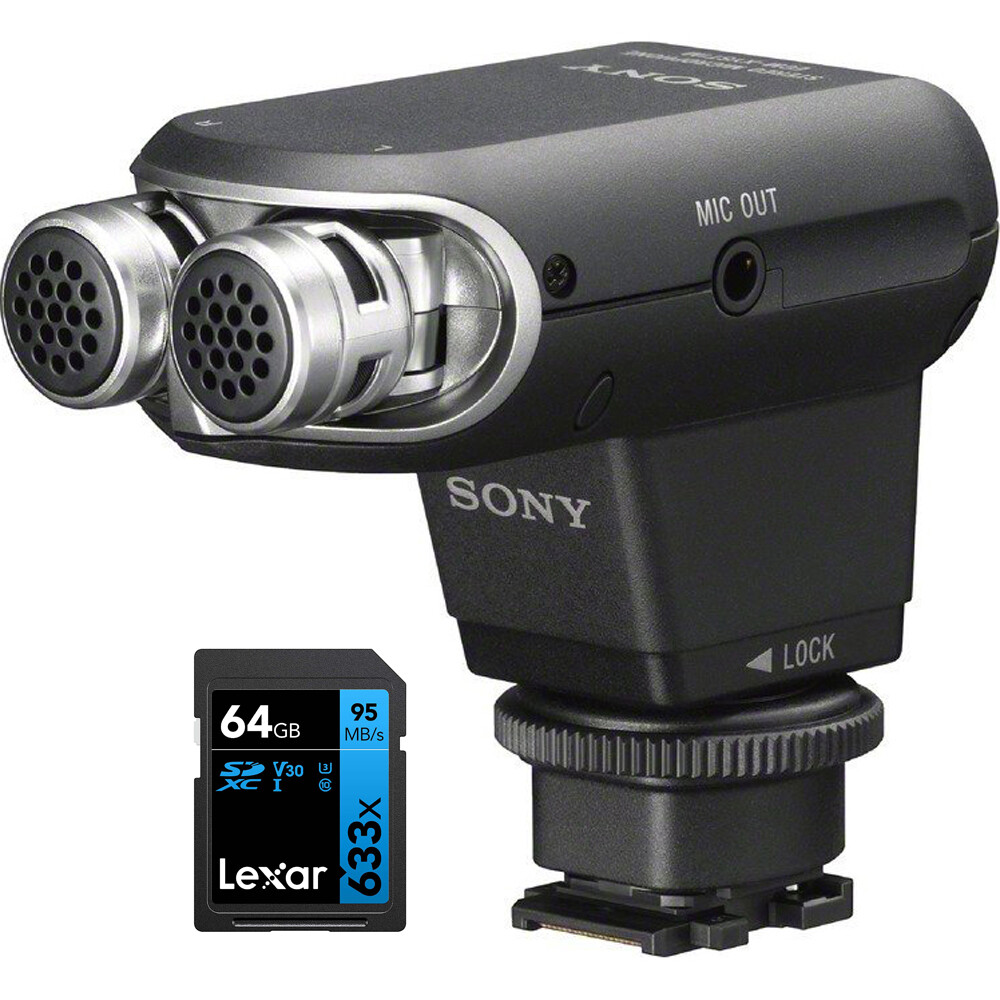 Sony ECM-XYST1M Stereo Microphone - Black for sale online | eBay