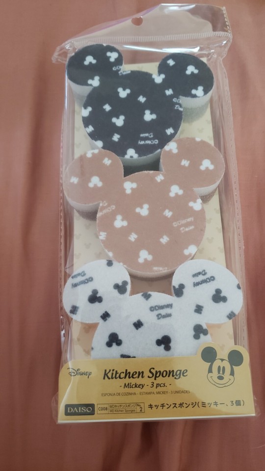 Mickey Mouse Sponges 3 Pack | eBay