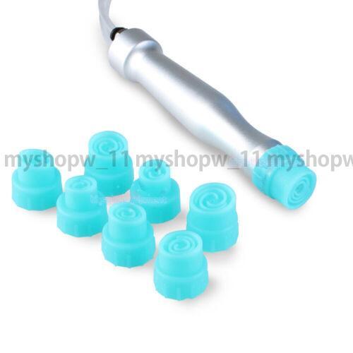 Dermabrasion Wand Handle 8 Silicone Tips Replacement For Hydro Facial ...