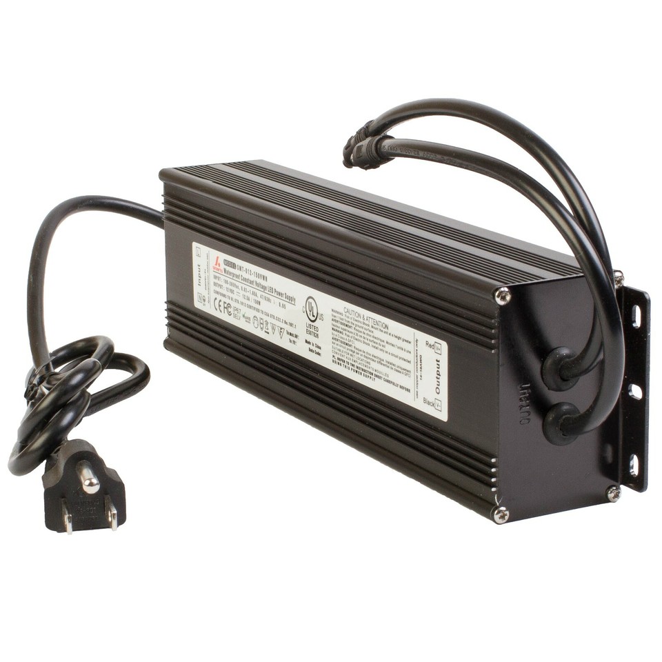UL listed LED SIGN POWER DRIVER 12V 150W 250w waterproof IP67 +AC PLUG ...