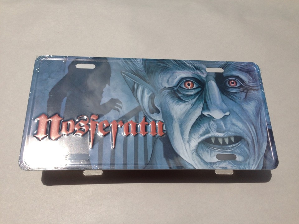 Nosferatu License Plate Car Tag NEW! Vampire Dracula Max Schreck | eBay