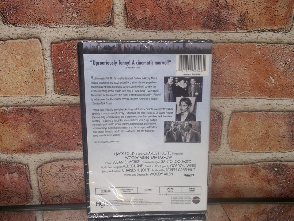 ZELIG - DVD 2021 Woody Allen - Woody Allen Mia Farrow Patrick Horgan NEW | eBay UK