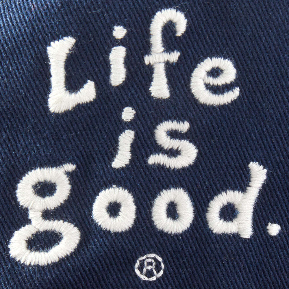 Life is Good. Bucket Hat LIG Vintage Wordmark, Darkest Blue | eBay