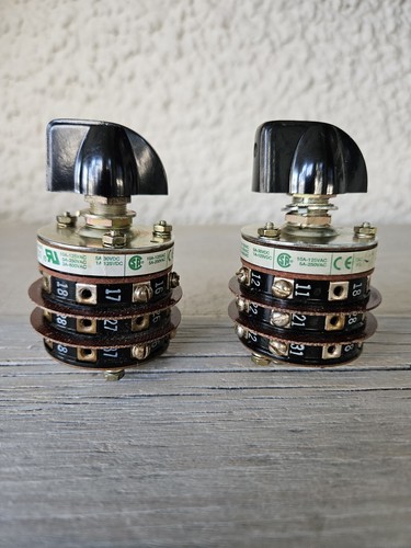 2 Electroswitch Series 31 31203A Rotary Switches | eBay