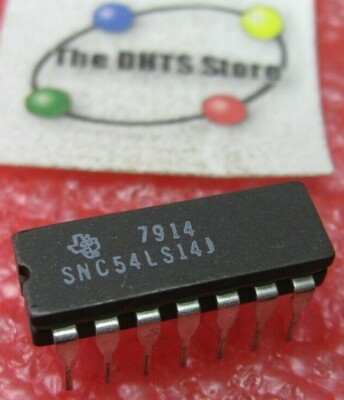 SNC54LS14J Texas Ins TTL Hex Schmitt Trigger IC 54LS14 74LS14 7414 Cer ...
