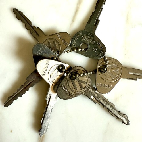 Vintage Volkswagen VW Ignition Key Six (6) Keys Locksmith Lot | eBay