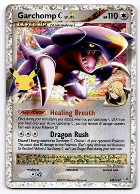 Garchomp C LV.X Celebrations: Classic Collection - Pokemon NM 145/147 ...