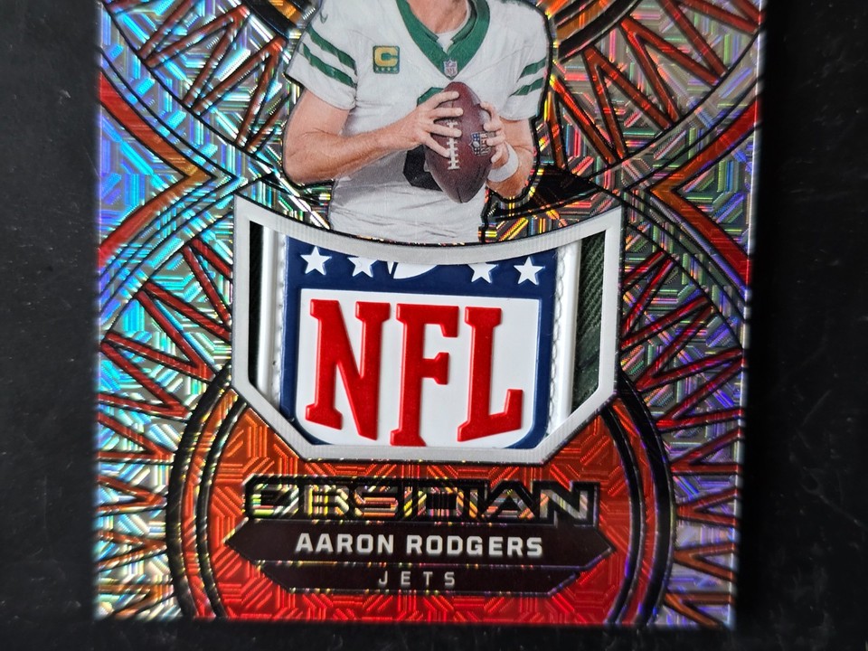 🔥 2024 PANINI OBSIDIAN AARON RODGERS SOLAR SWATCHES NFL SHIELD 1/1 🔥 ...