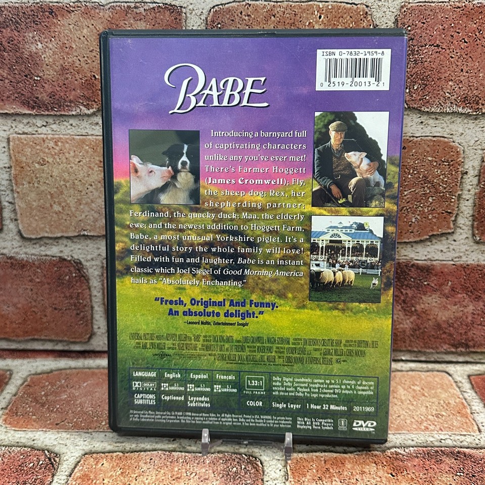 Babe DVD Used Universal Family Movie Talking Pig Farm Animals Classic ...