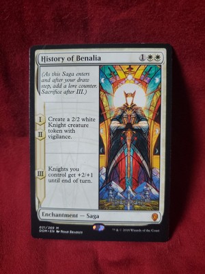 MTG Magic the Gathering History of Benalia (21/296) Dominaria LP | eBay