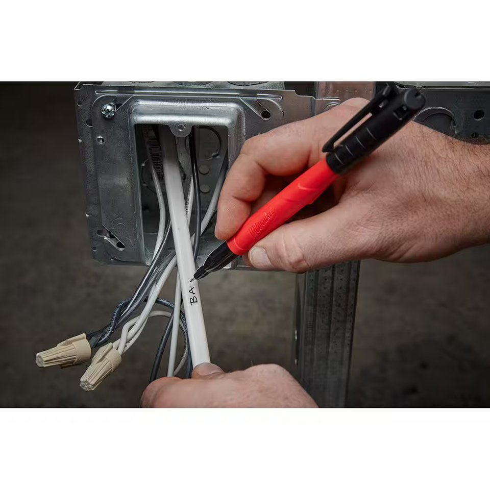 Large CHISEL Tip Permanent Marker 3-Pack NEW Black Jobsite Marker | eBay