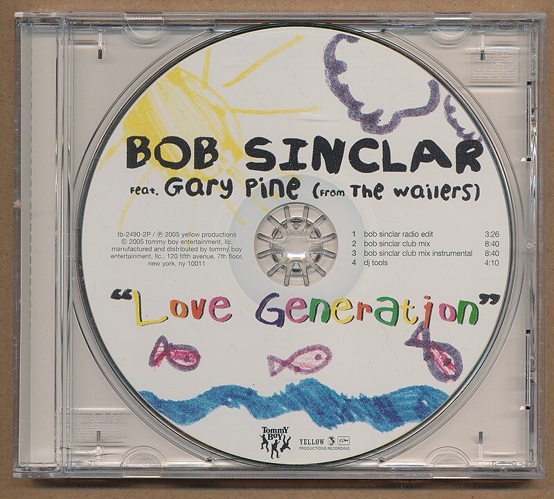 Bob Sinclar - Love Generation RARE promo maxi-CD single w/ club mix '05 ...