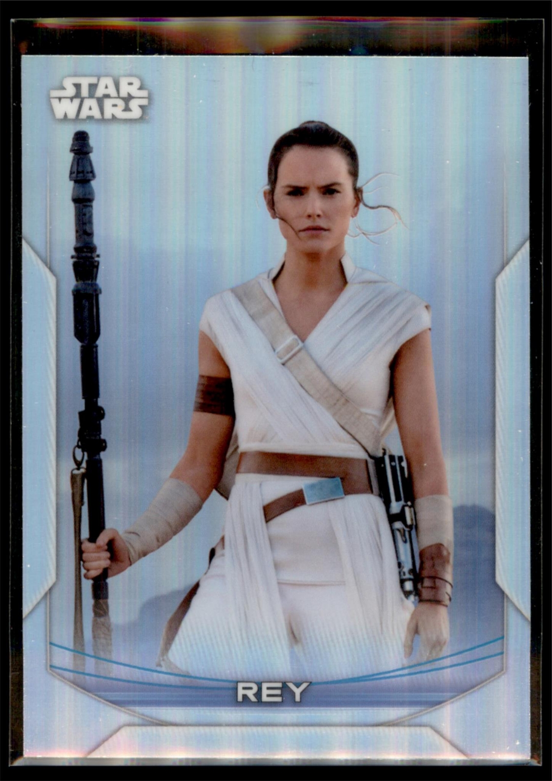 2020 Topps Star Wars Chrome Perspectives Refractor Parallel #1-R Rey | eBay