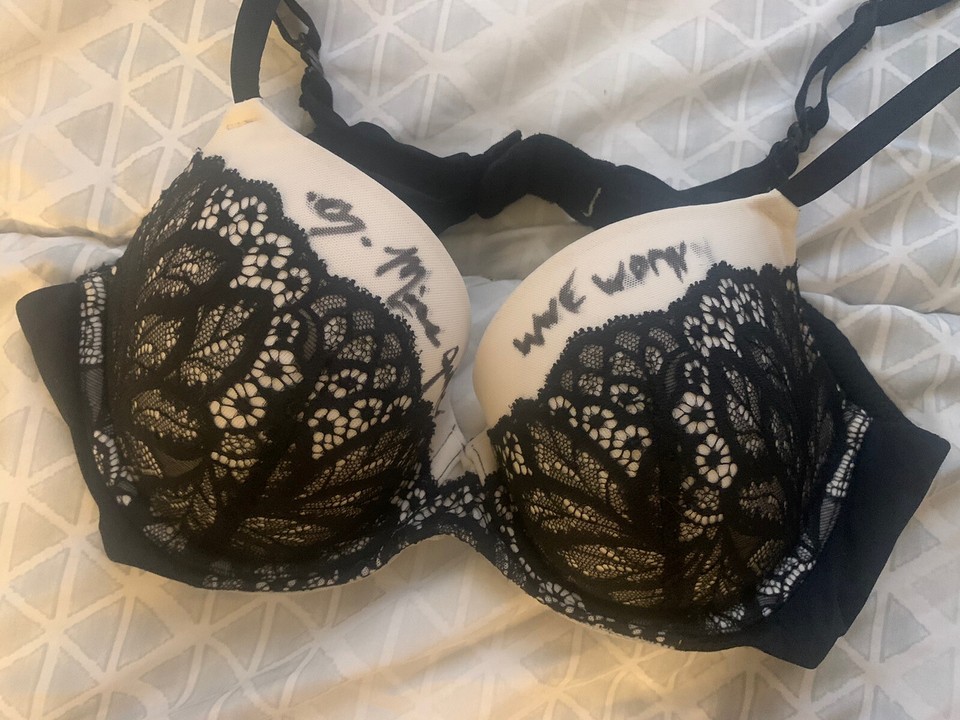 Miss Jackie Gayda Autographed Ring Worn Bra Charlie Haas Wwe WWF Nwa ...