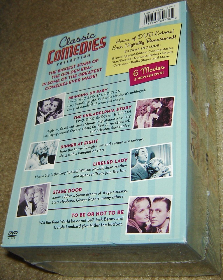 Classic Comedies Collection (DVD, 2005, 8-Disc Set),NEW & SEALED, RARE ...