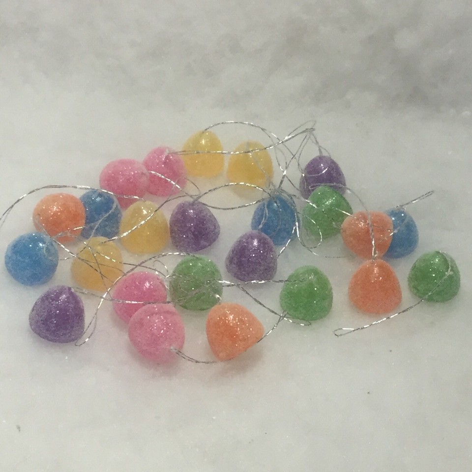 Gumdrop 24 pc Mini Sugar Coated Fake candy Christmas Tree Ornaments ...