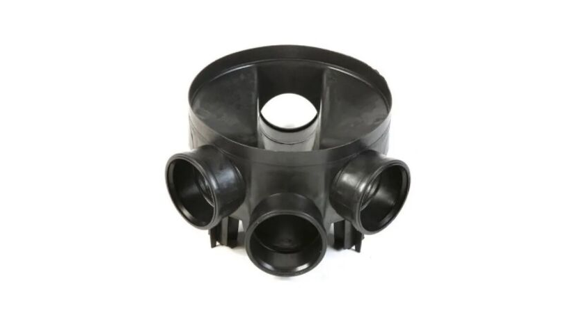 110mm Polypipe Inspection Chamber Kit Manhole Plastic- Cover, Riser ...