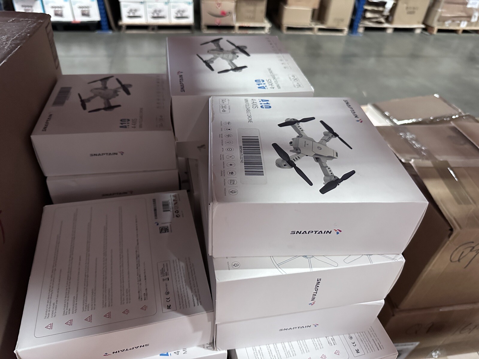 SNAPTAIN A10 Mini Foldable Drone 1080P Camera WiFi RC FPV Quadcopter 2 ...