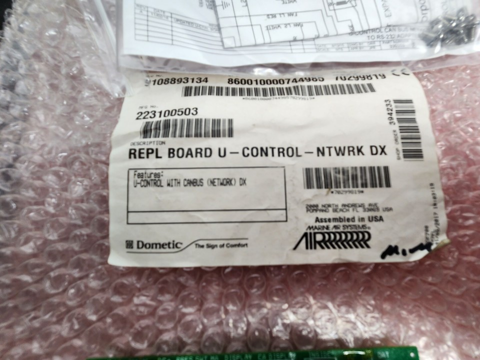 Dometic Cruisair U-CONTROL BOARD NETWORK DX/TW (Unity Board) W/CANBUS ...