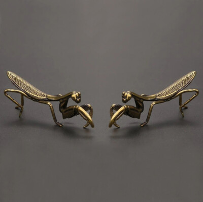 2 x Chopstick Rest Praying Mantis Intricate Detailing Dining Table ...