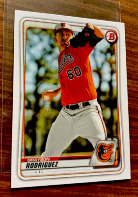 Grayson Rodriguez 2020 Bowman Prospect Card # BP-22 , Baltimore Orioles ...