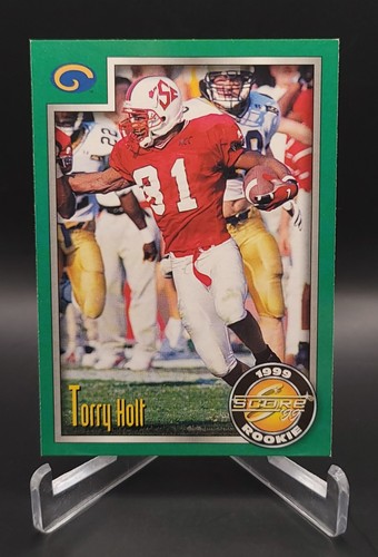 1999 Score #225 Torry Holt RC St. Louis Rams Draft Pick Rookie Football ...