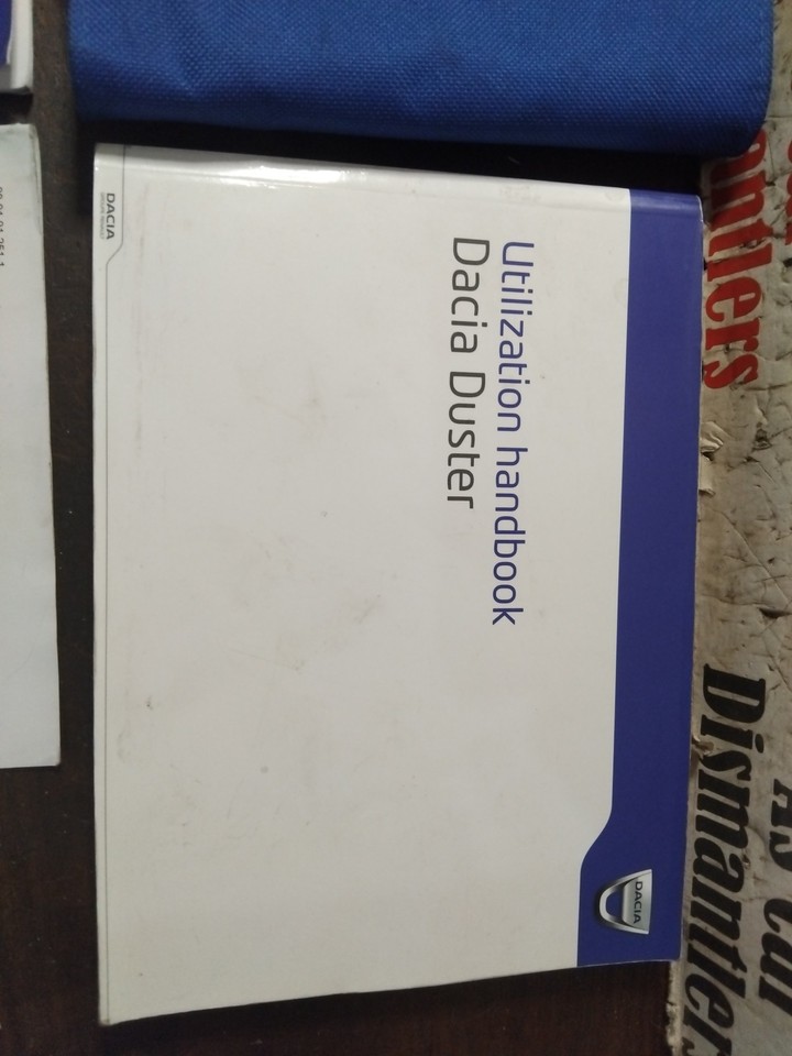 Dacia Duster Owners Manual Handbook And Wallet - G #NOV462 | eBay UK
