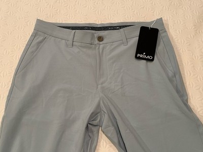 NWT $89 Primo Golf Joggers Mens 32 Blue 4 Way Stretch Ankle Zipper ...