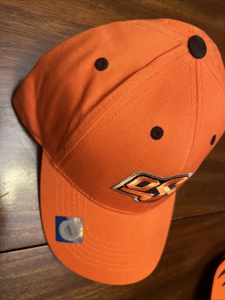 OSU Oklahoma State Cowboys Hat Adult Mens Orange Strap Back Cap ...