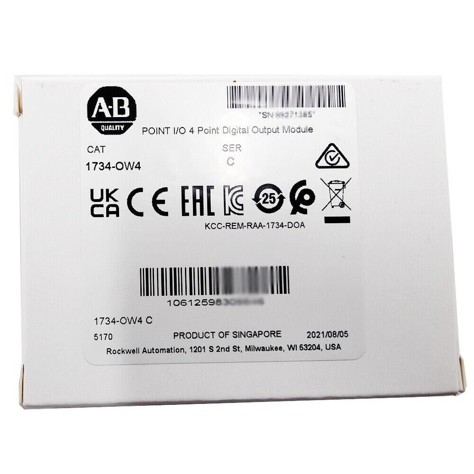 Allen-Bradley 1734-OW4 SER C POINT I/O 4 Point Digital Output Module ...