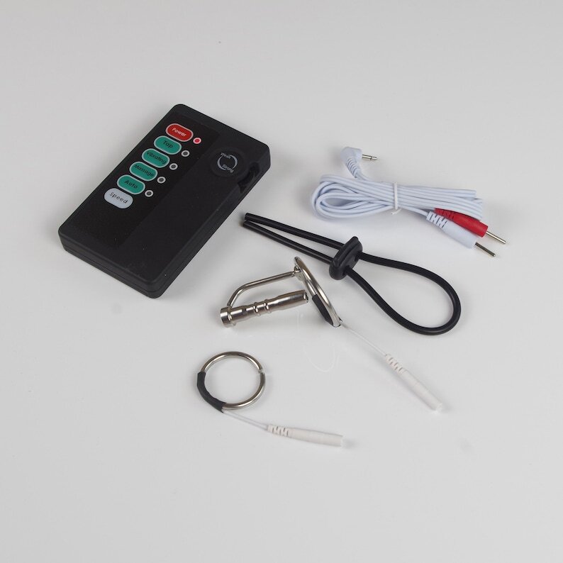 Diy E-Stim Tube with Stainless Steel Short Ring Penis Plug | eBay