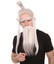 Martial Arts Master Chinese Kung Fu Manchu Mustache Beard Eyebrow Wig ...