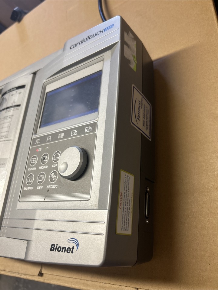 Bionet Cardiotouch 3000 Ekg-3000 ECG Machine Electrocardiograph 30 Day ...