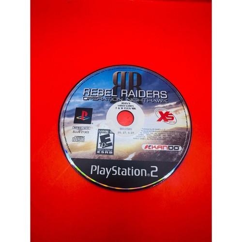 Rebel Raiders Operation Nighthawk PS2 Sony PlayStation 2 Disc Only ...