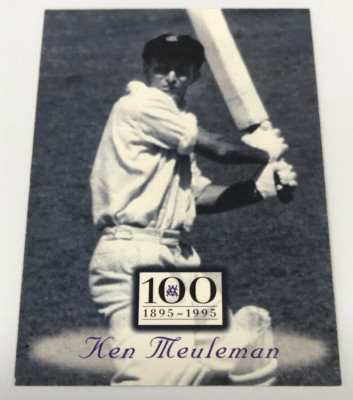 96 VICTORIA CRICKET ASSOCIATION 100 YEARS CRICKET CARD SET No59-KEN ...