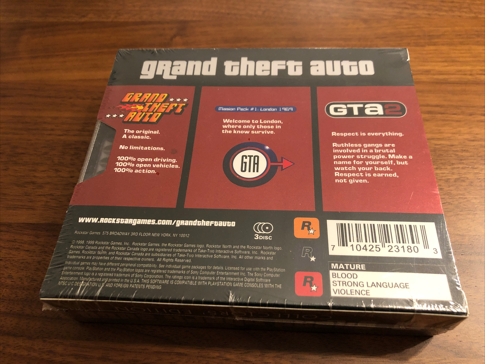 Grand Theft Auto Collectors' Edition (Sony PlayStation 1, 2002) for ...
