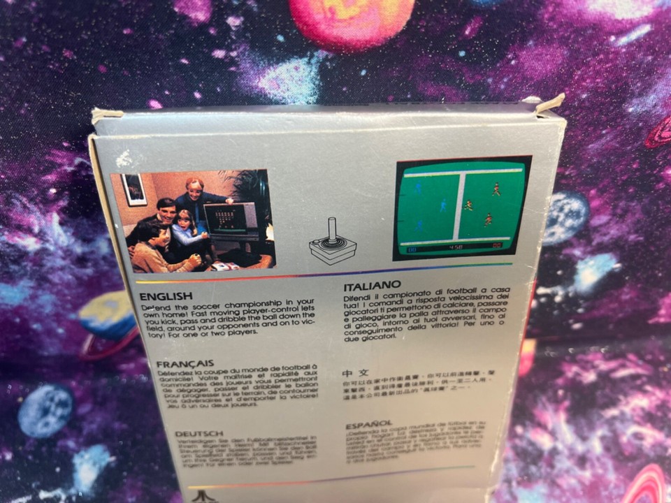 Atari 2600 Football Real Sports Soccer Vintage Video Games Cartridge ...