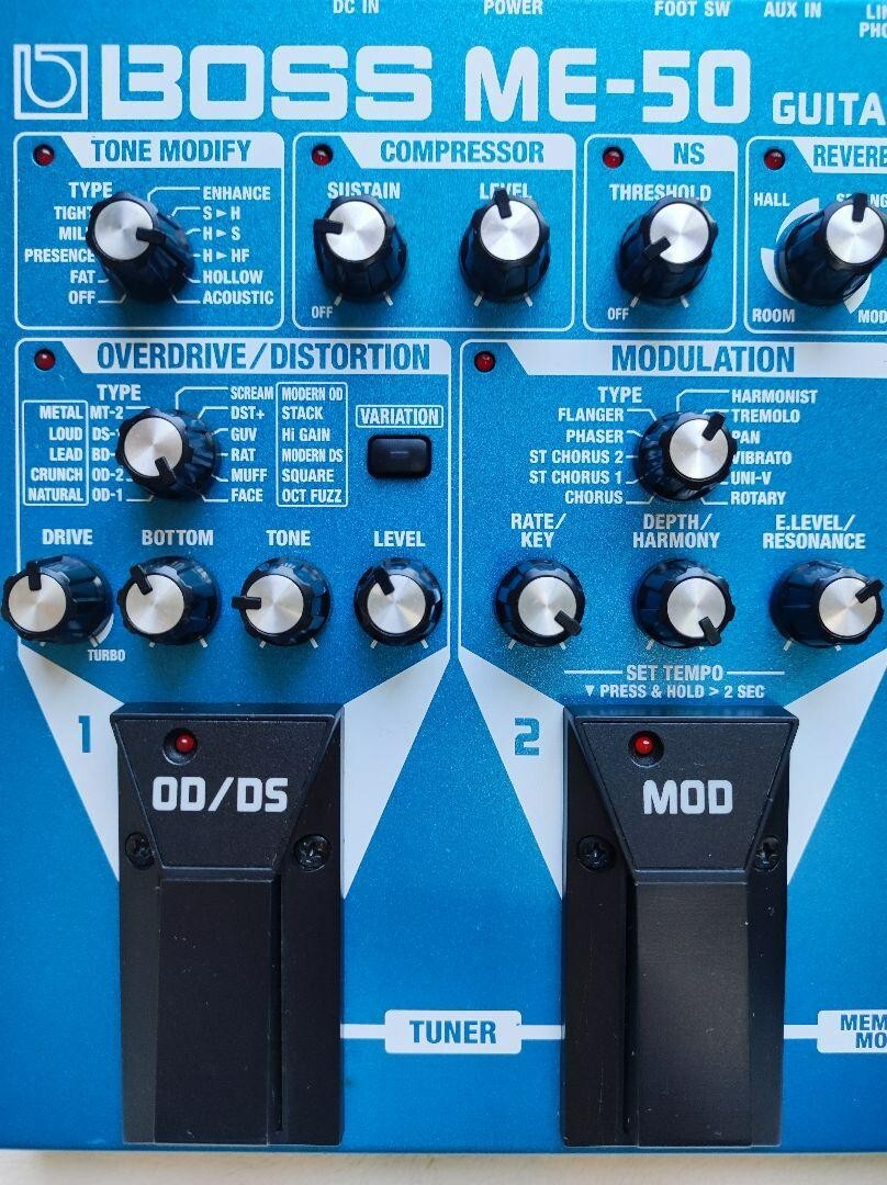 Boss ME-50 Guitar Multi Effects Pedal Processor Used JP | eBay