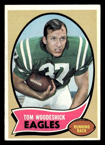 1970 Topps Tom Woodeshick #210 Philadelphia Eagles Football EX | eBay