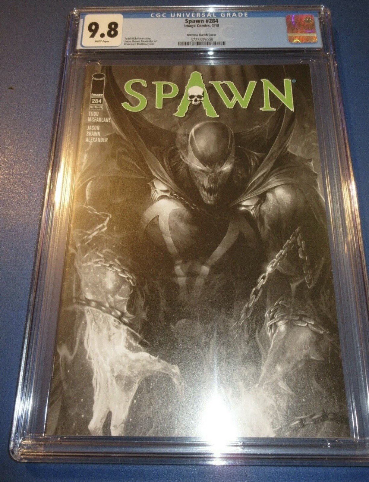 Spawn #284 Mattina Sketch Variant CGC 9.8 NM/M Gorgeous Gem | eBay